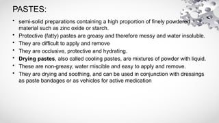 DIFFERENT TYPES OF TOPICAL FORMULATIONS.pptx