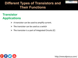Types Of Transistors Pdf