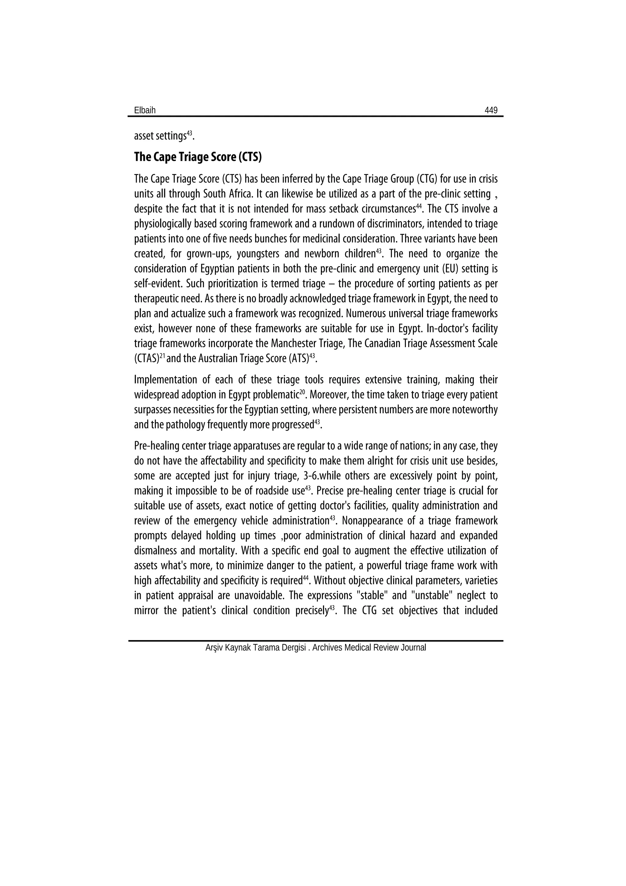 Different types of_triage | PDF