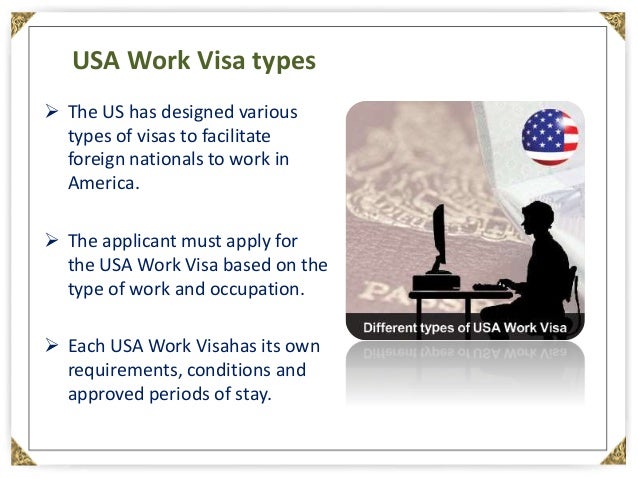 Different Types Of Usa Work Visa