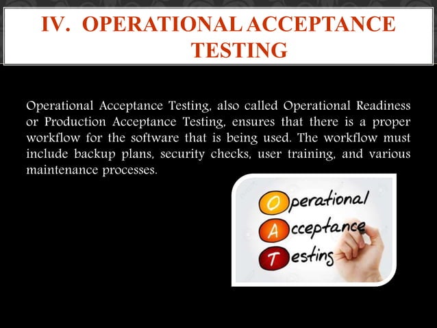 Different Types of User Acceptance Test, Are you performing all? | PPT