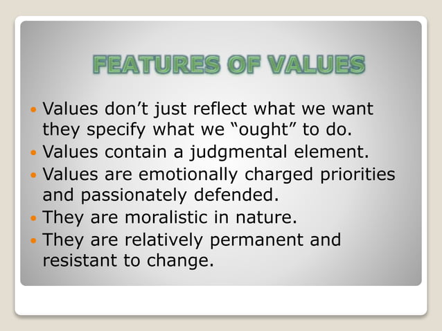 Different types of values | PPT