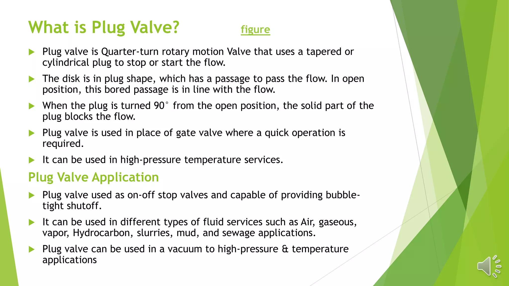 Different types of valves used in piping | PPTX