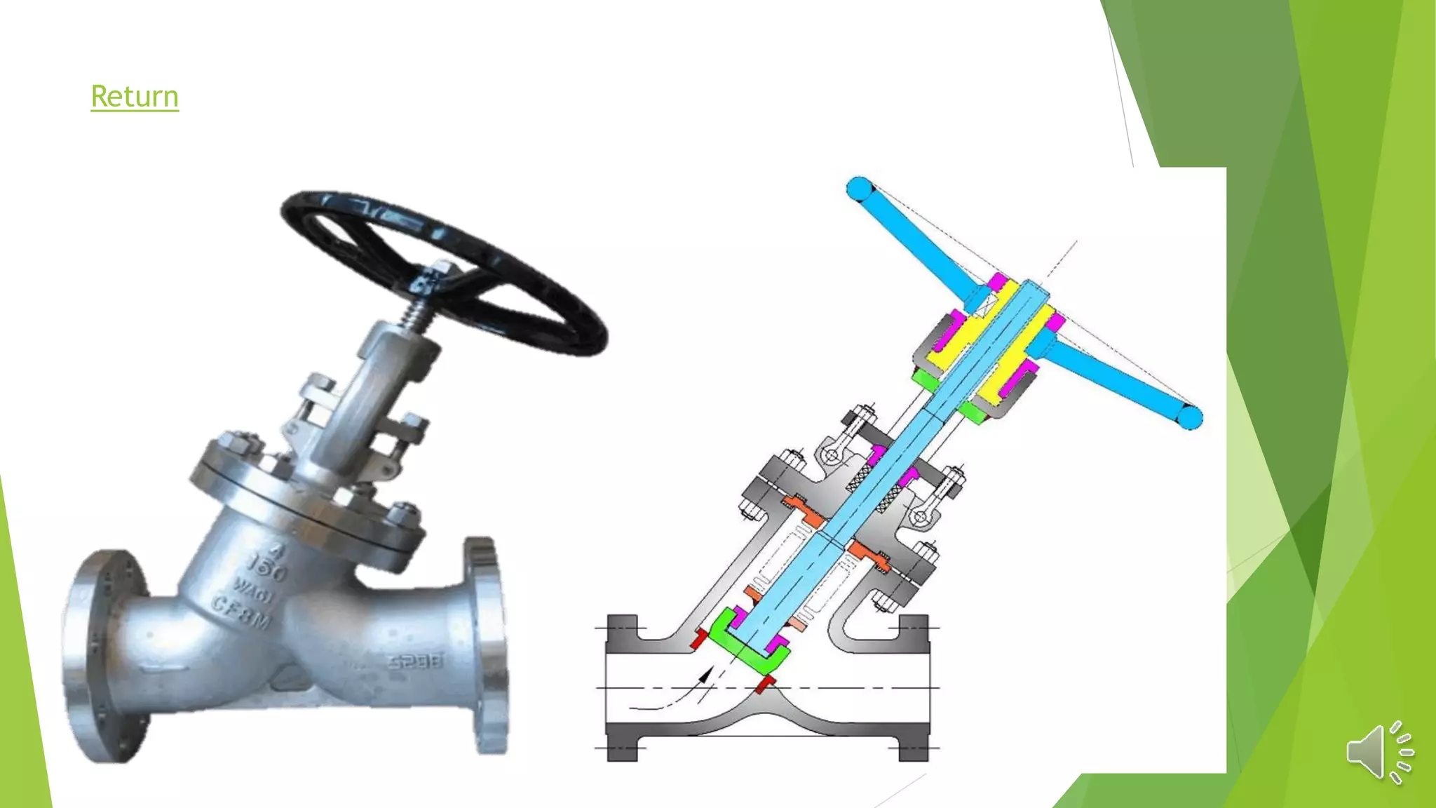 Different types of valves used in piping | PPTX