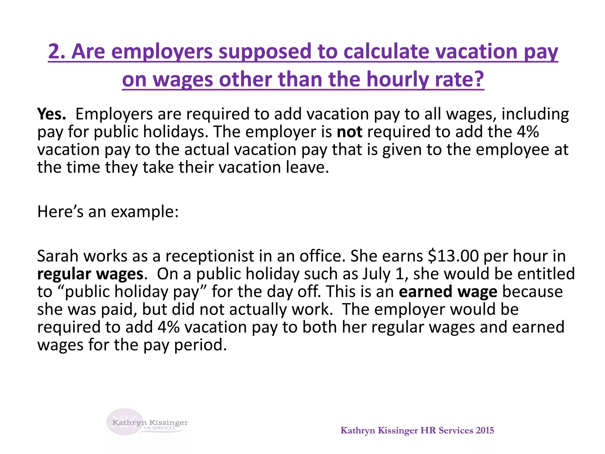 Different types of wages & premiums | PPTX
