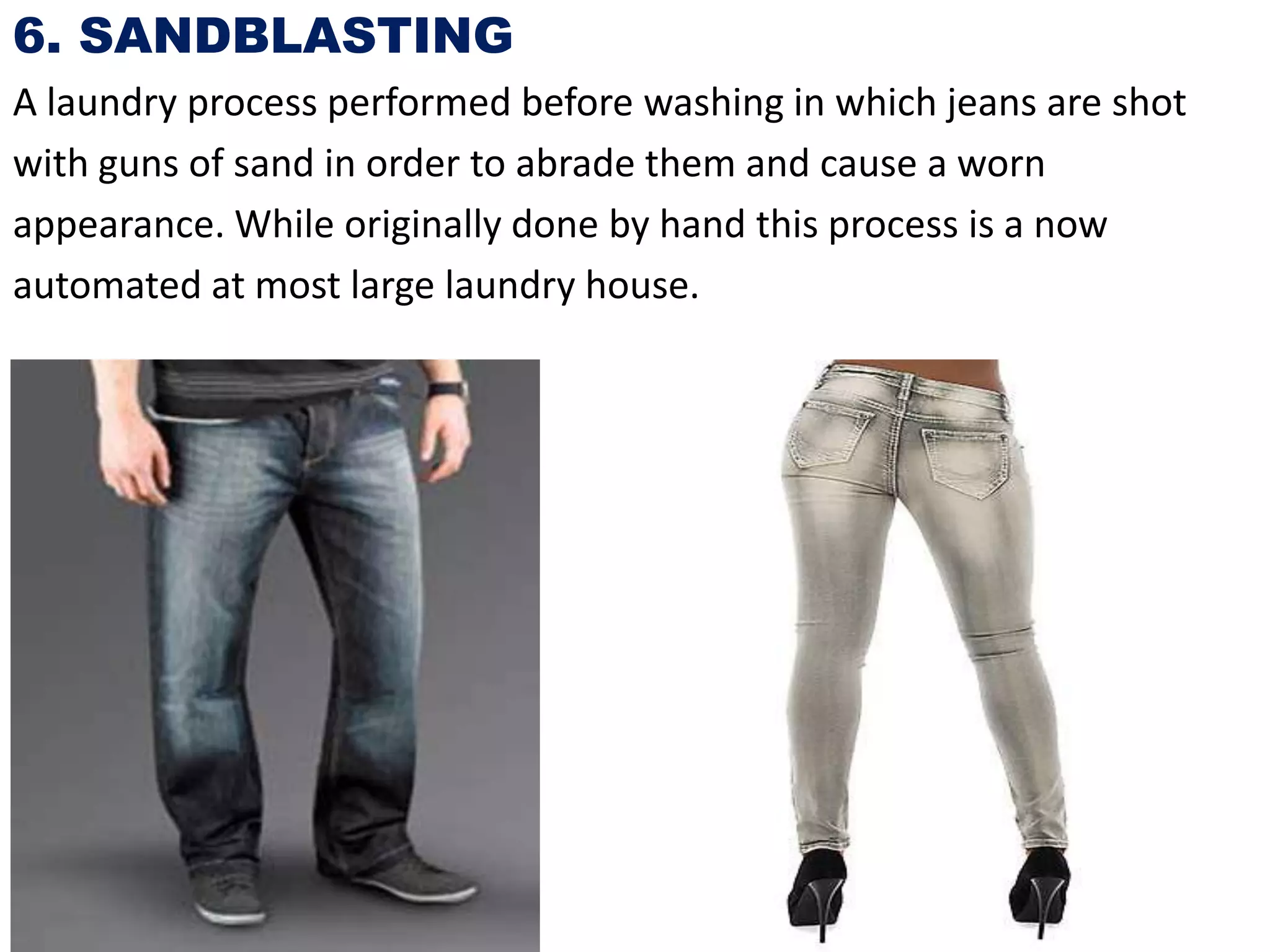 Types of Denim Washing | PPTX | Bath and Shower | Personal Care