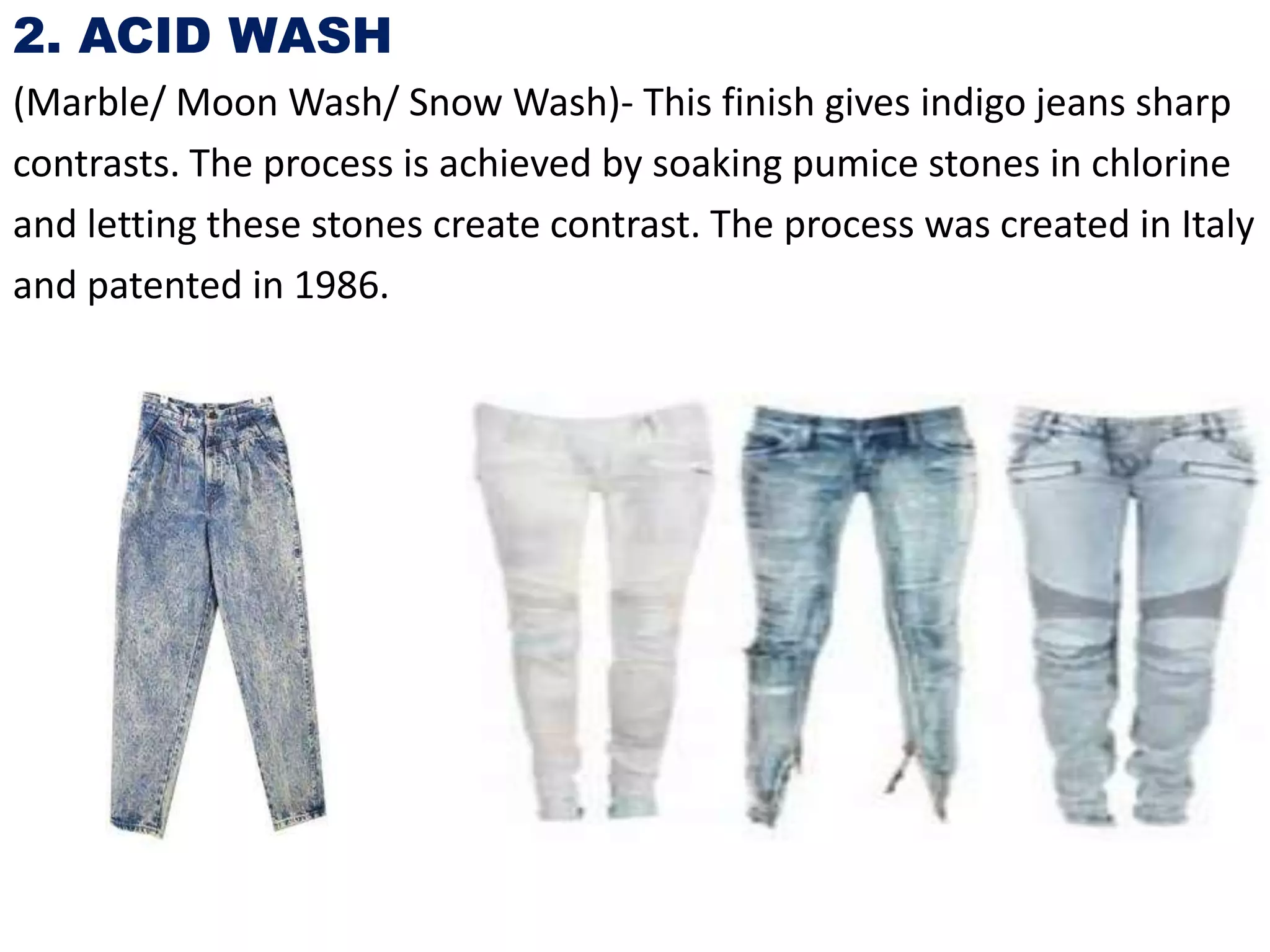Types of Denim Washing | PPTX