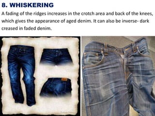 Types of Denim Washing | PPTX