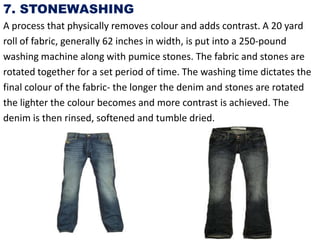 Types of Denim Washing | PPT