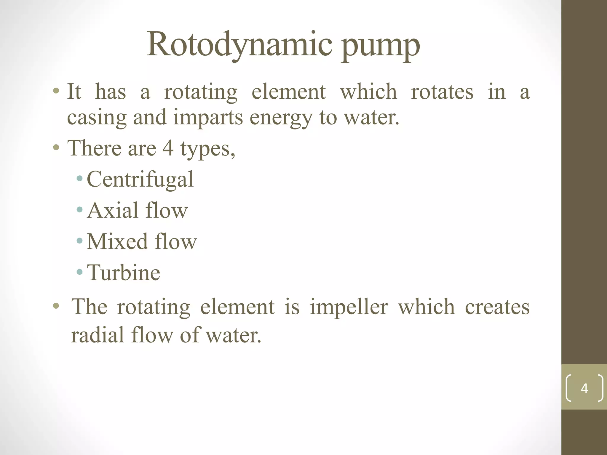 Different types of water pump | PPTX