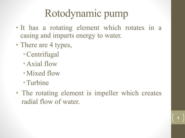 Different types of water pump | PPTX | Chemistry | Science