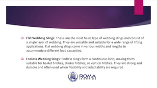 Different Types of Webbing Slings | PPT