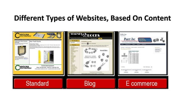 Different types of websites | PPTX