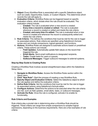 Different Types Of Workflow in Salesforce.pdf | Business | Business and Finance