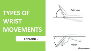 Different types of Wrist Movements Explained | PPTX