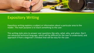 Different Types Of Writing Styles .pptx