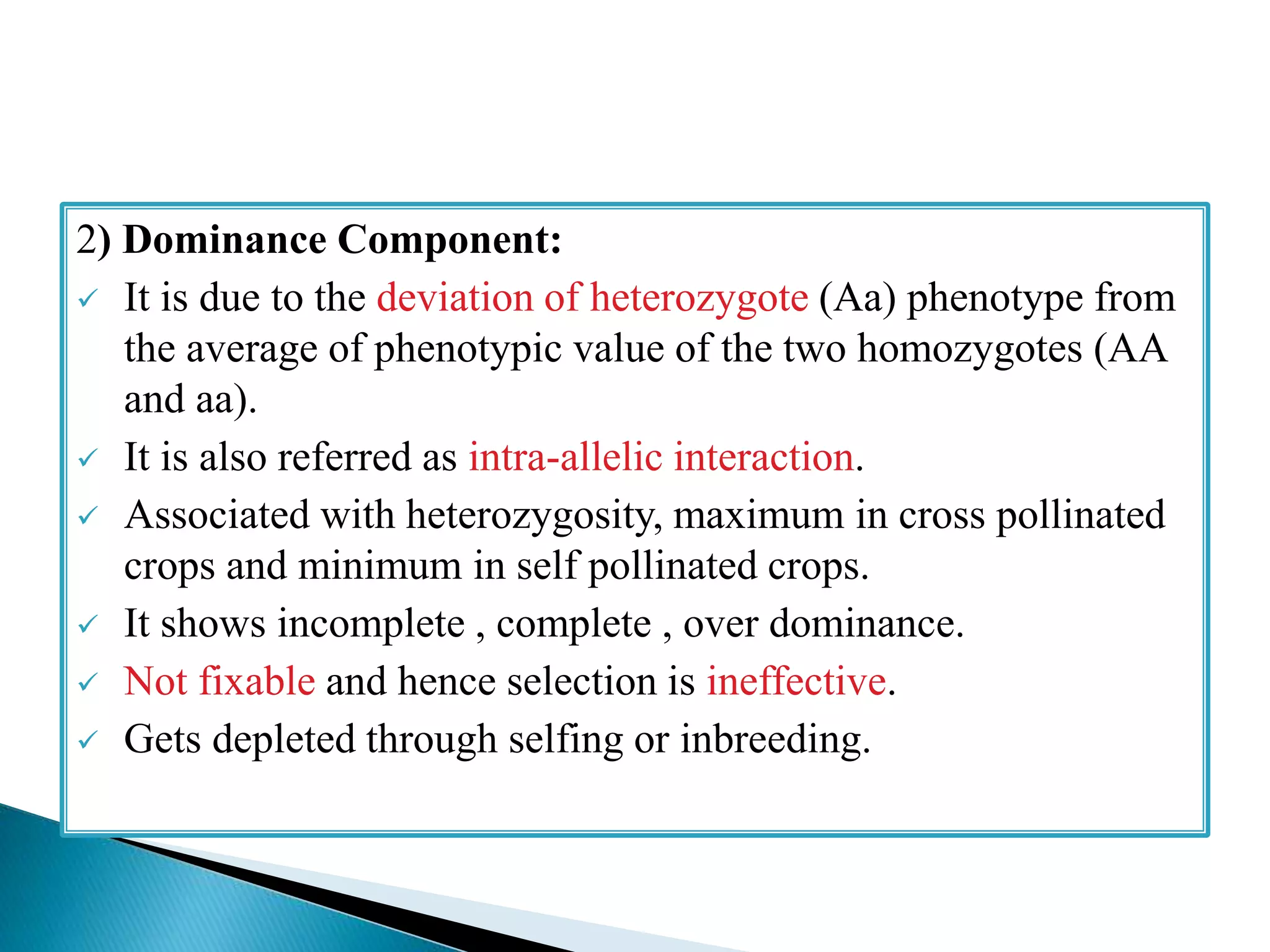 Different Variance Components In Genetics Pptx