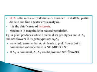 Different variance components in genetics | PPTX