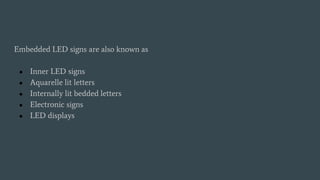 Different ways of 3 d signage | PPTX