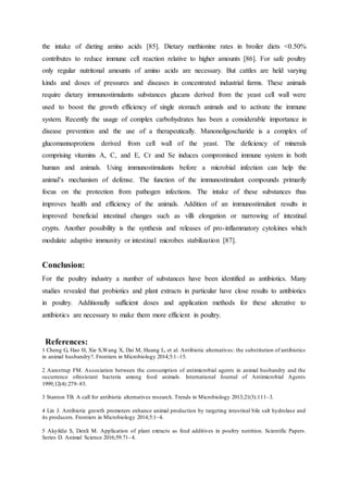 Different ways to replace antibiotics | DOCX