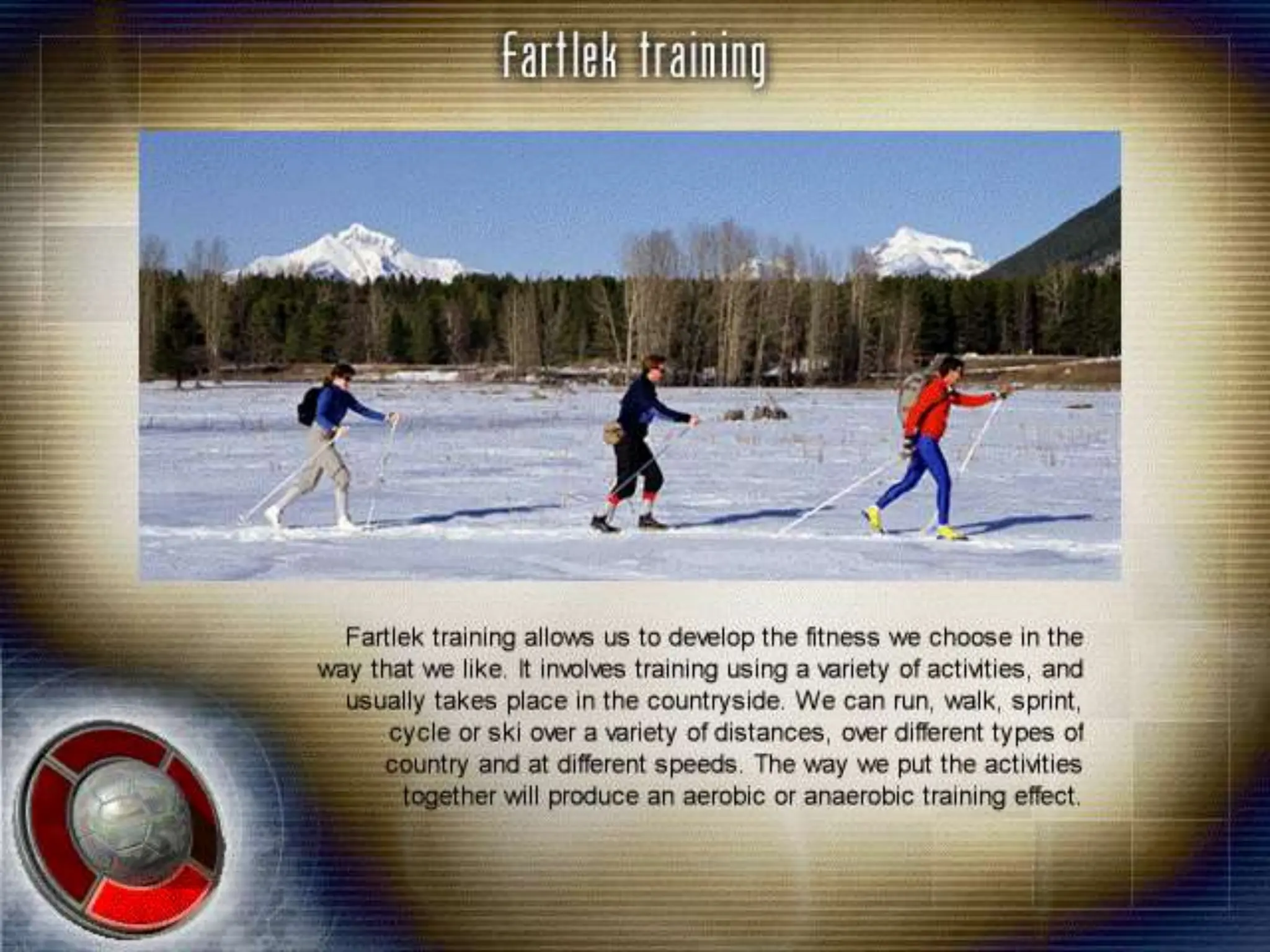 DIFFERENT WAYS TO TRAIN. sports training | PPT