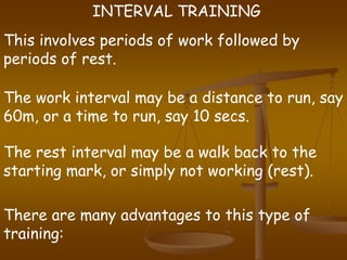 DIFFERENT WAYS TO TRAIN. sports training | PPT