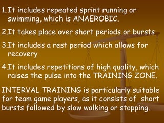 DIFFERENT WAYS TO TRAIN. sports training | PPT