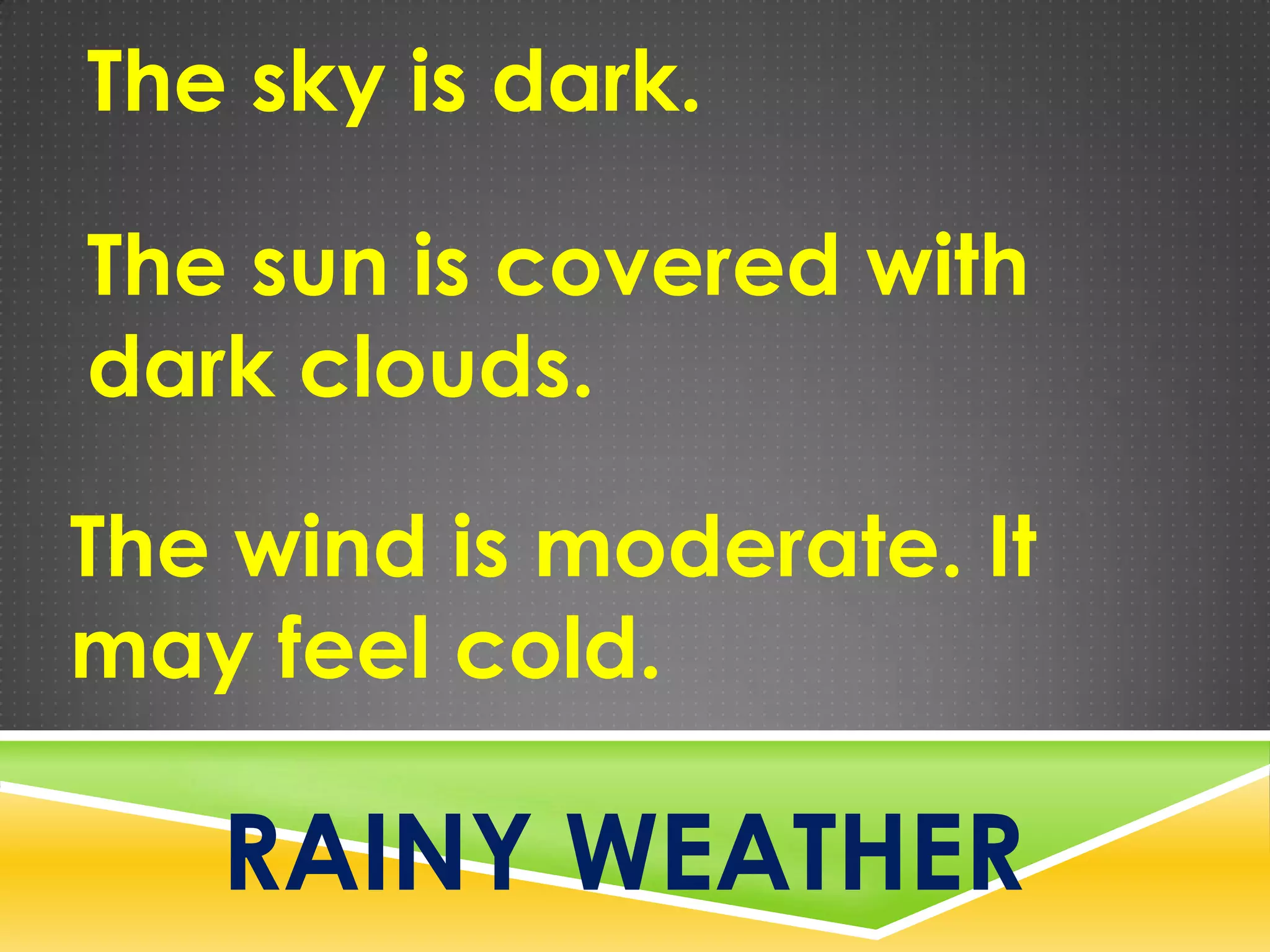 Different Weather Conditions | PPTX