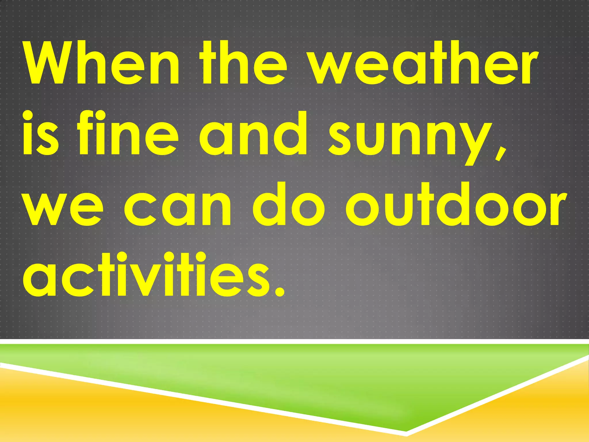 Different Weather Conditions | PPTX