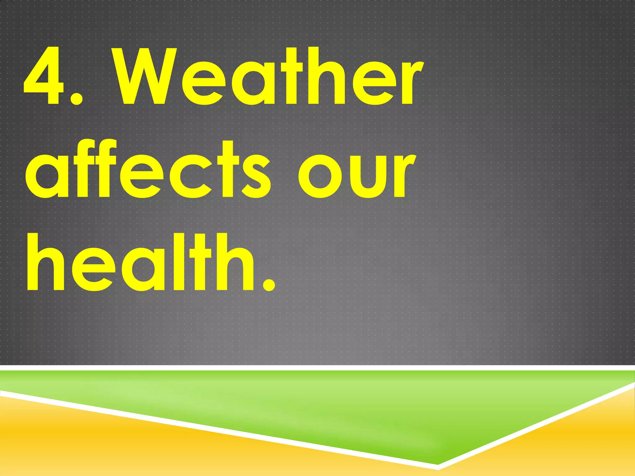 Different Weather Conditions | PPTX