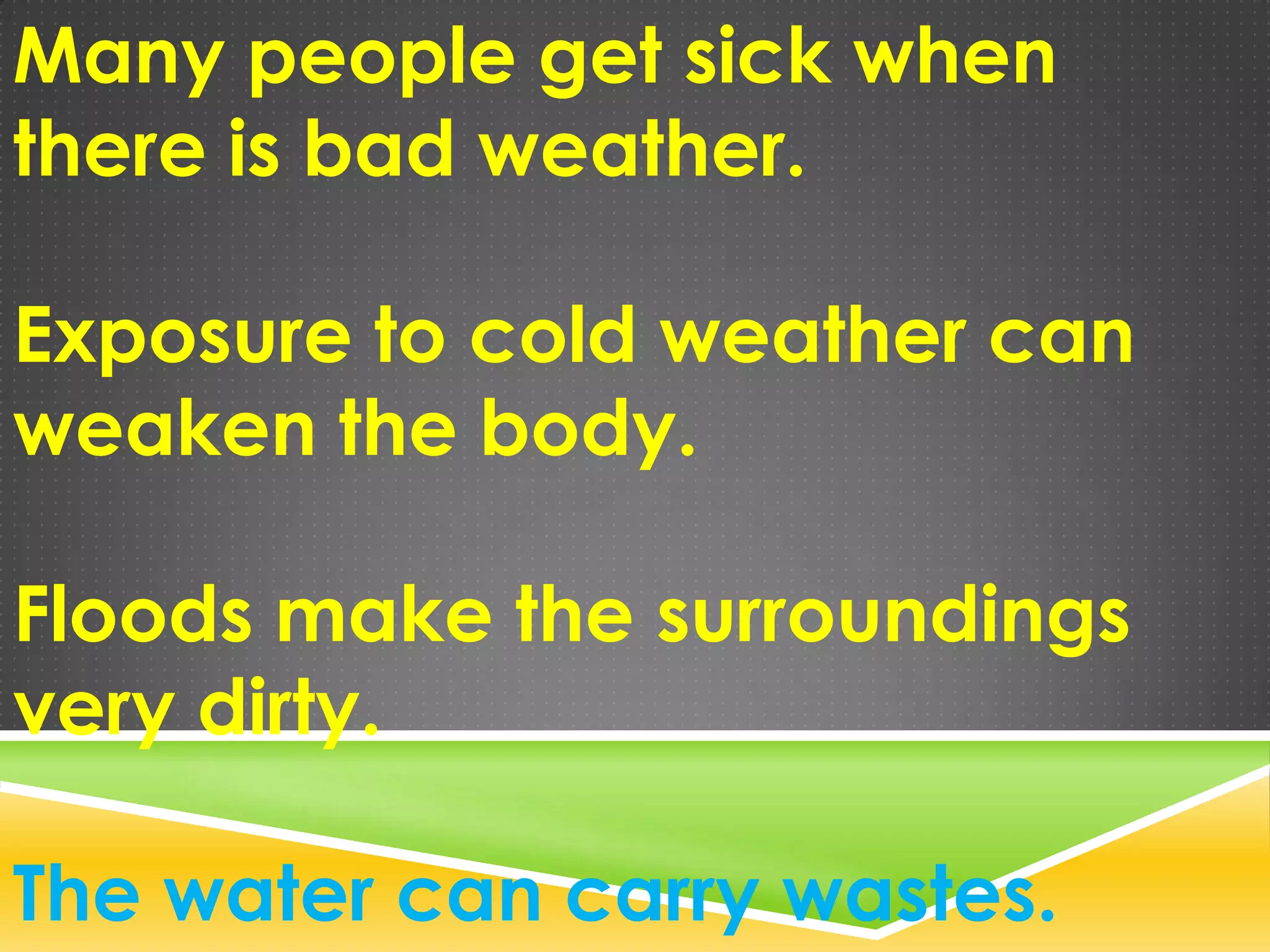 Different Weather Conditions | PPTX