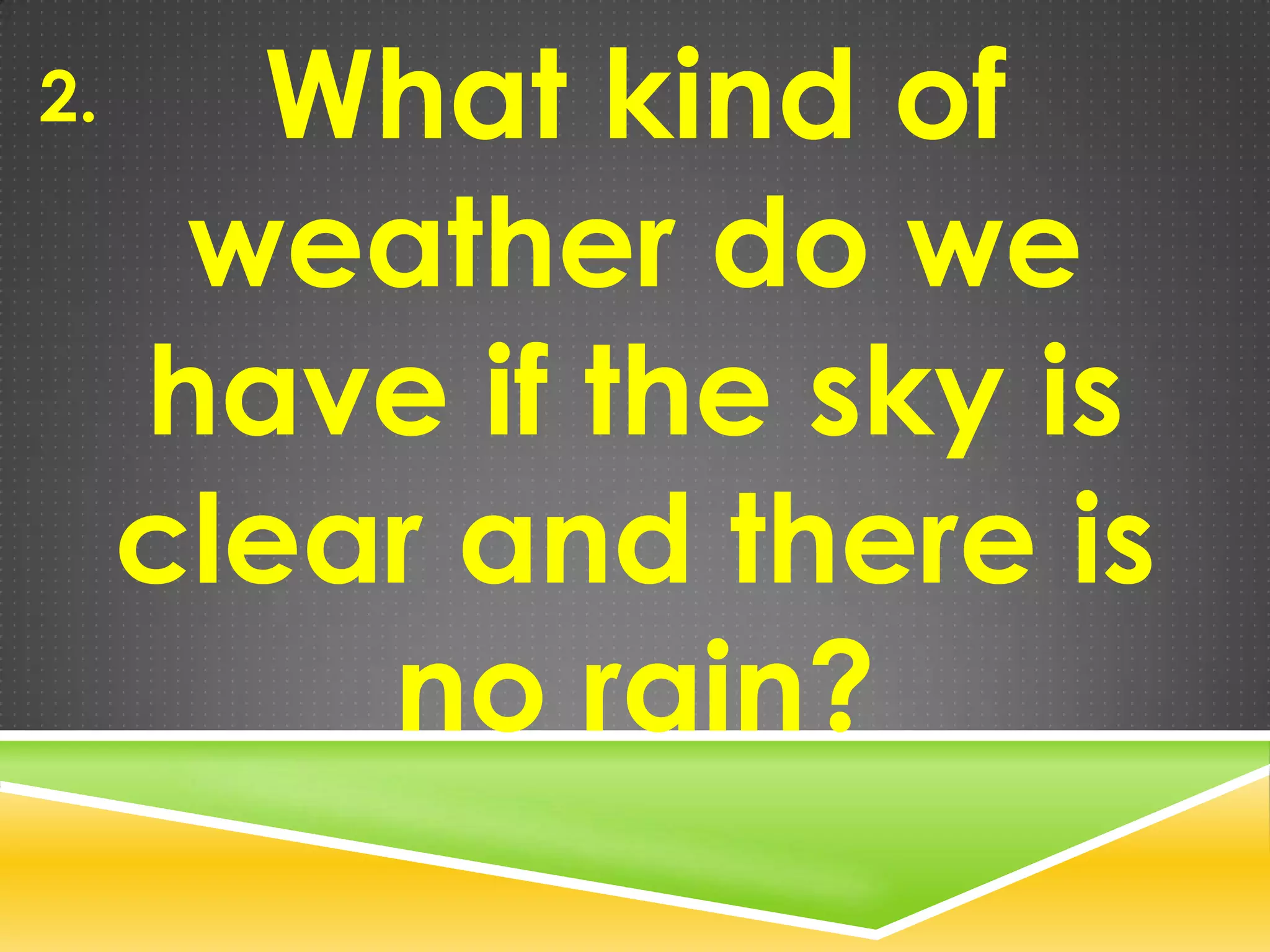 Different Weather Conditions | PPTX