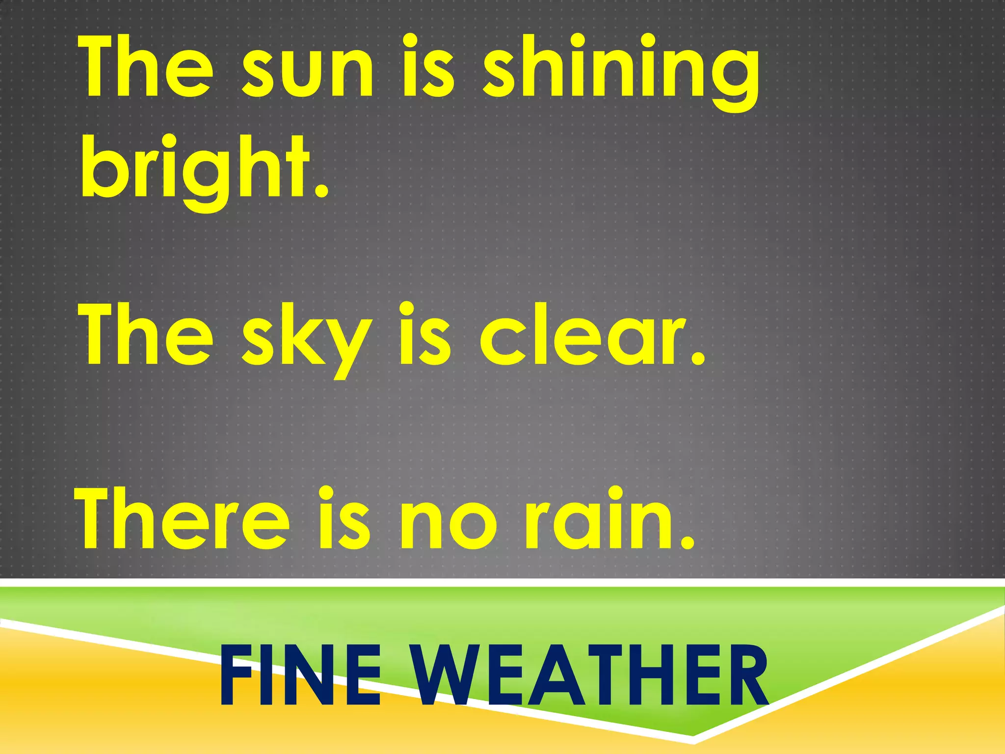 Different Weather Conditions | PPTX