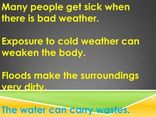 Different Weather Conditions | PPTX
