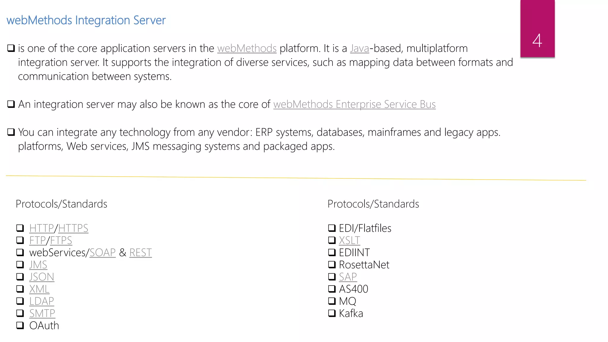 Different Softwareag Webmethods Components Ppt