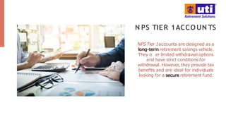 Differewnce Between NPS Tier 1 and Tier 2 Accounts.pptx