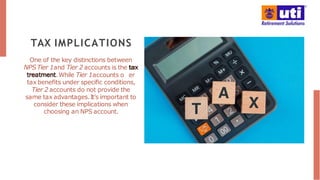 Differewnce Between NPS Tier 1 and Tier 2 Accounts.pptx