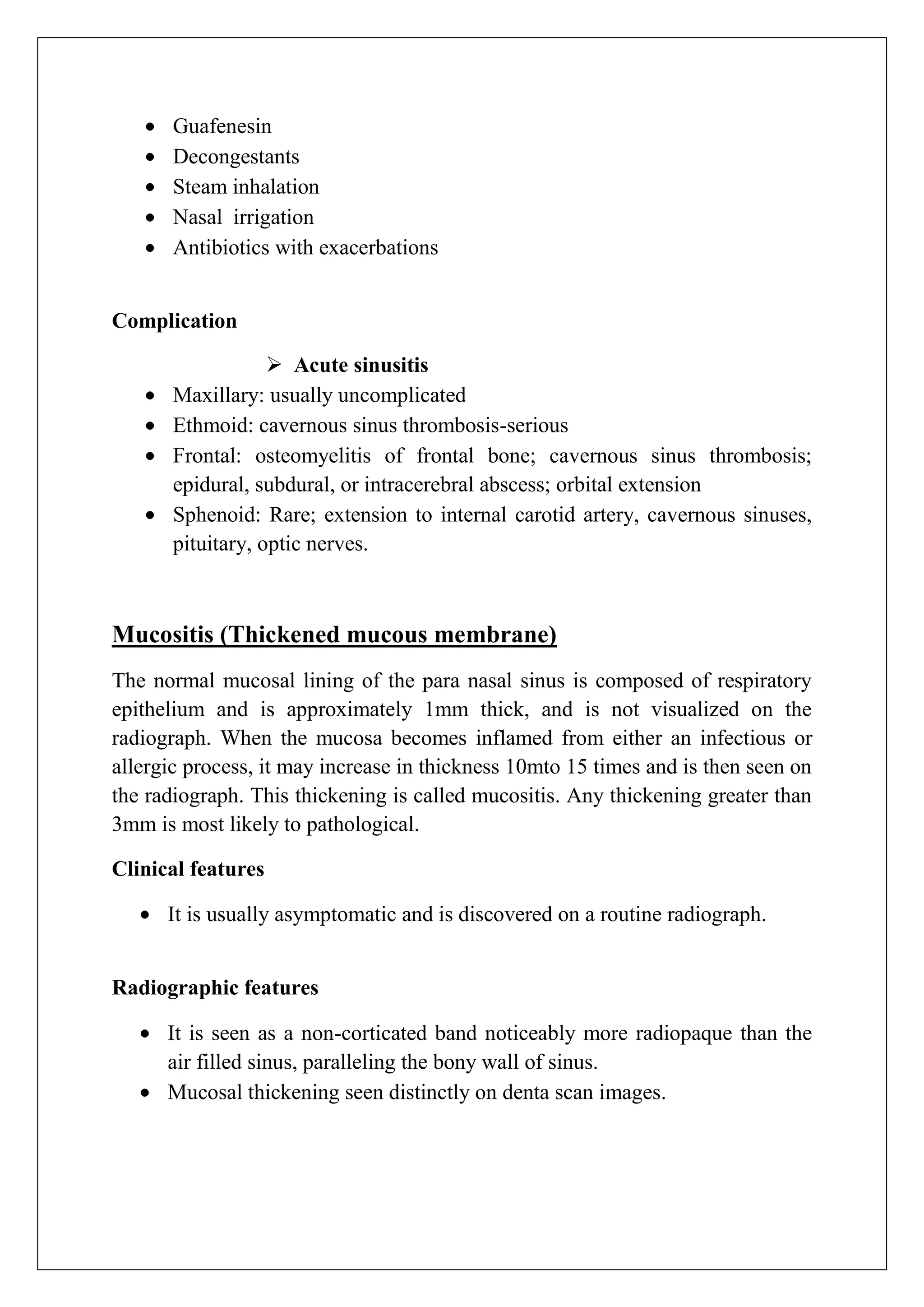 Differiential diagnosis of maxillary sinus pathology | DOCX