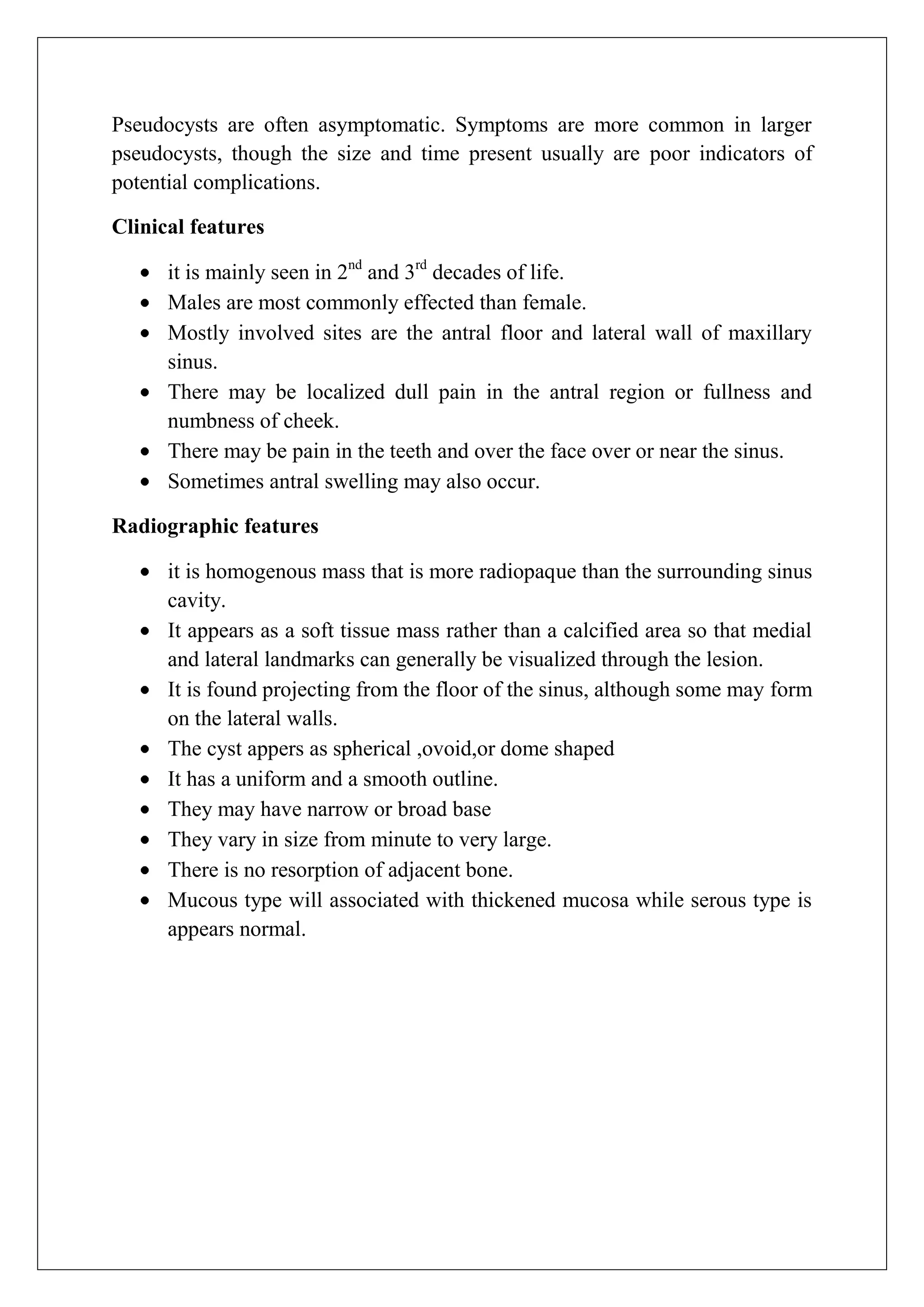 Differiential diagnosis of maxillary sinus pathology | DOCX