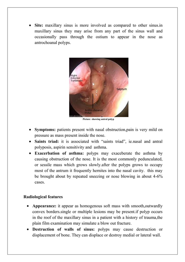 Differiential diagnosis of maxillary sinus pathology | DOCX