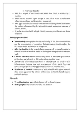 Differiential diagnosis of maxillary sinus pathology | DOCX