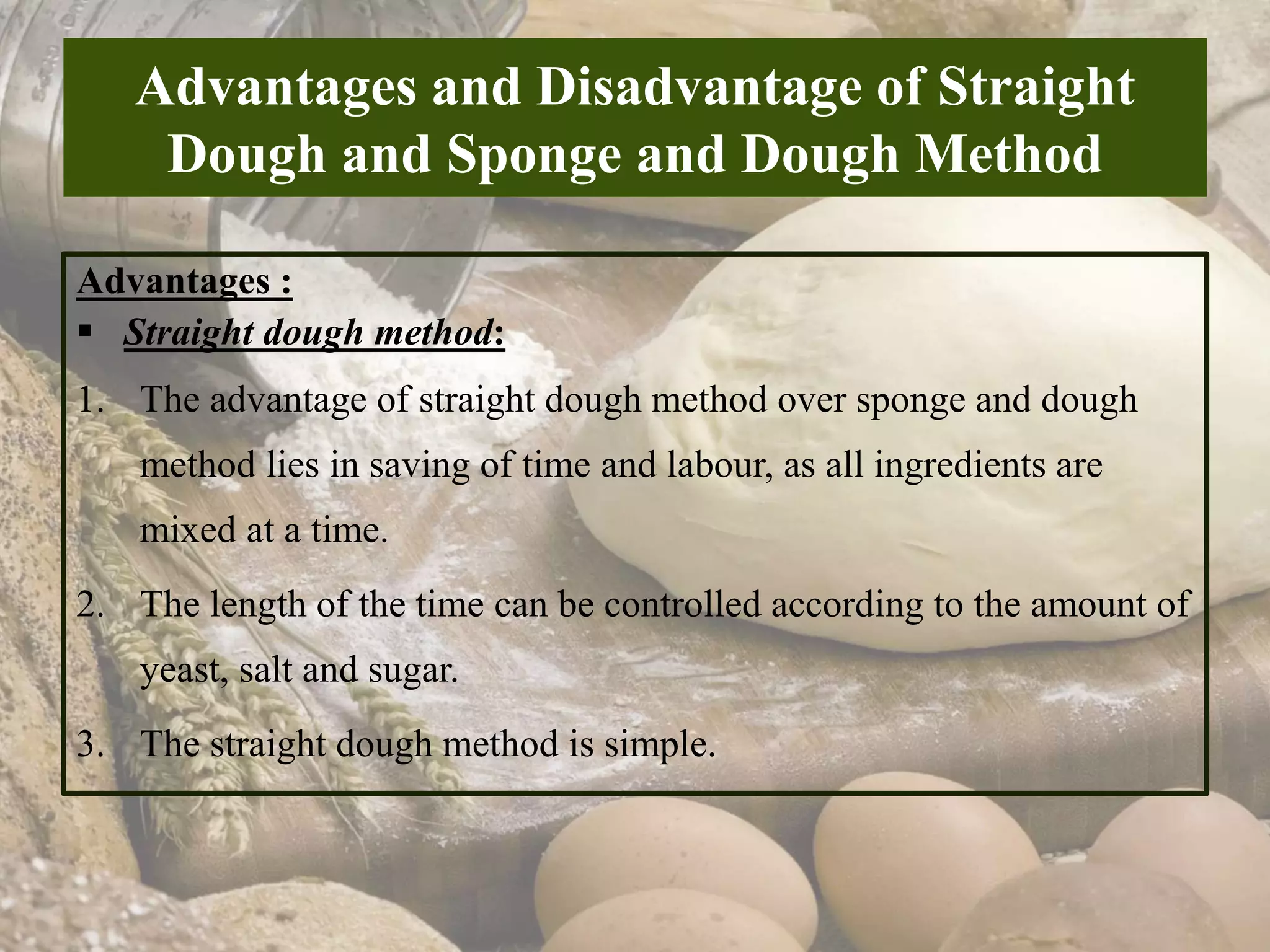 Different mixing techniques of dough during bread manufactutre | PPTX