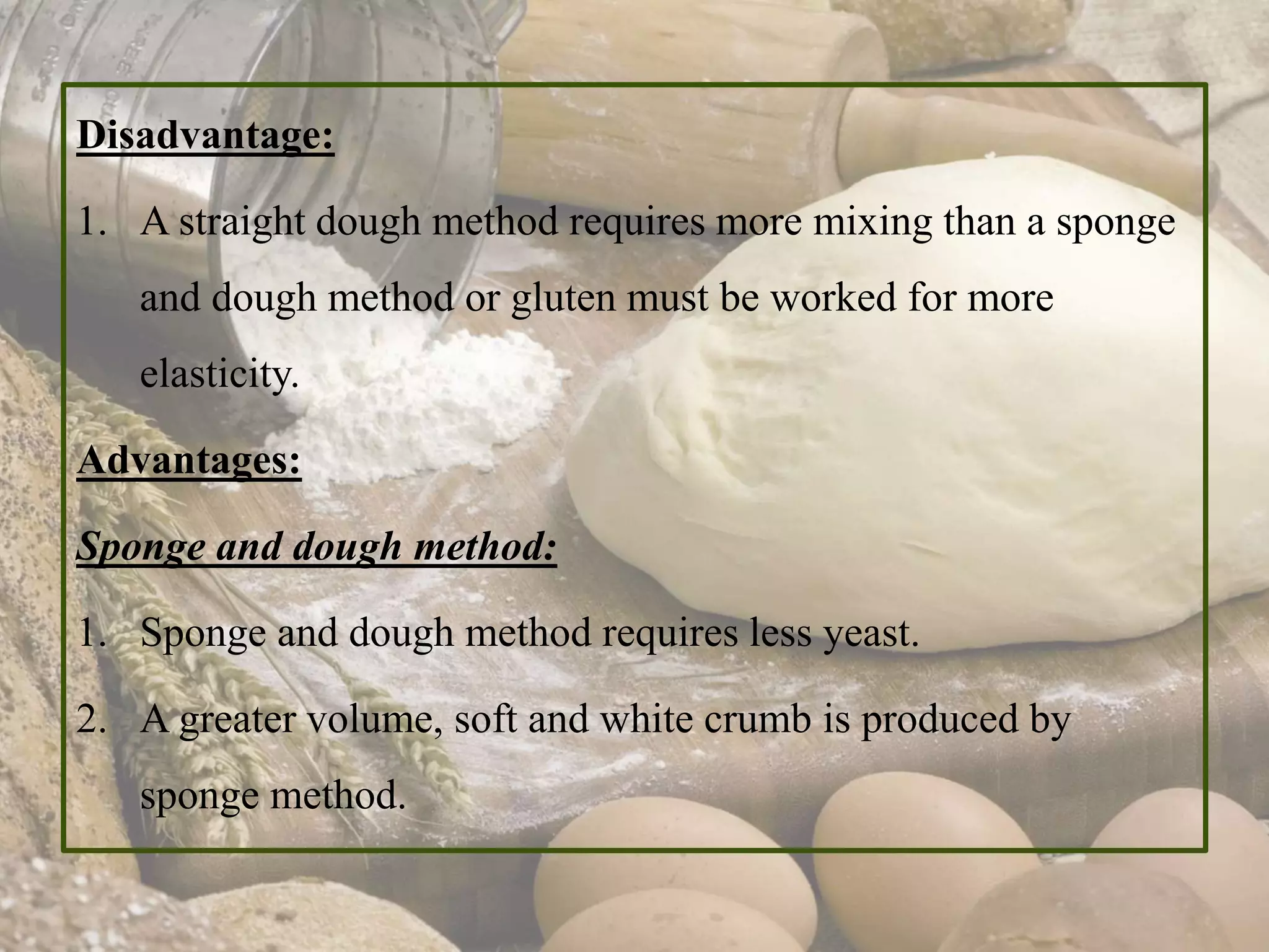 Different mixing techniques of dough during bread manufactutre | PPTX