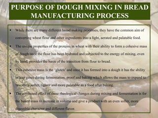 Different mixing techniques of dough during bread manufactutre | PPTX