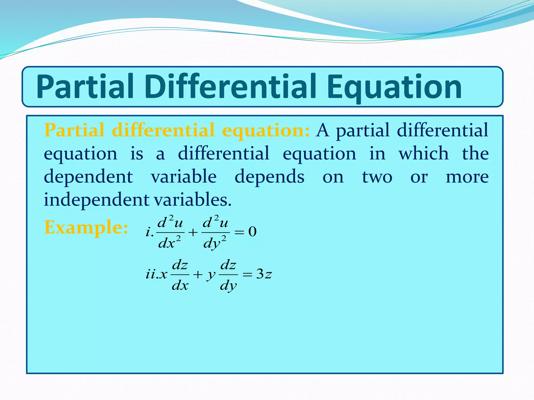 Differential Equation by MHM | PPTX