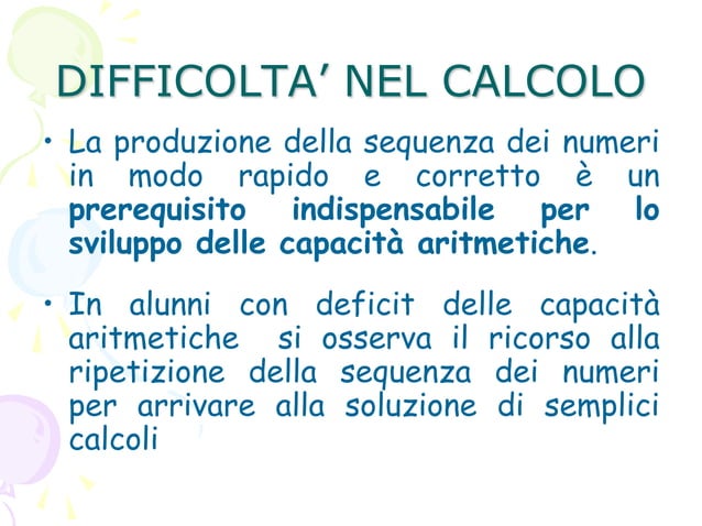 Difficoltà e disturbi nell'area logico matematica | PDF | Special Education | Education