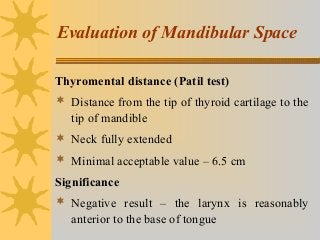 Difficult airway-assessment | PPT
