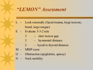 Difficult airway-assessment | PPT