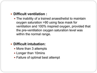 Difficult airway | PPTX