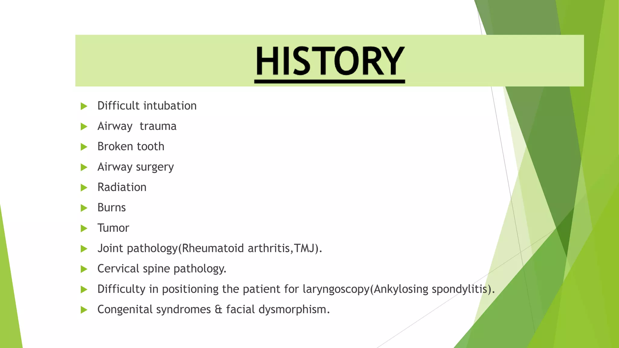 Difficult airway | PPTX